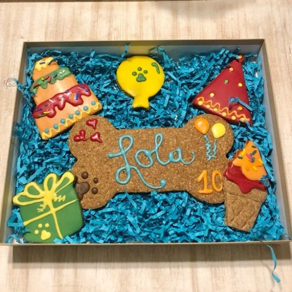 Large Birthday Bone Gift Set - Treat Diva